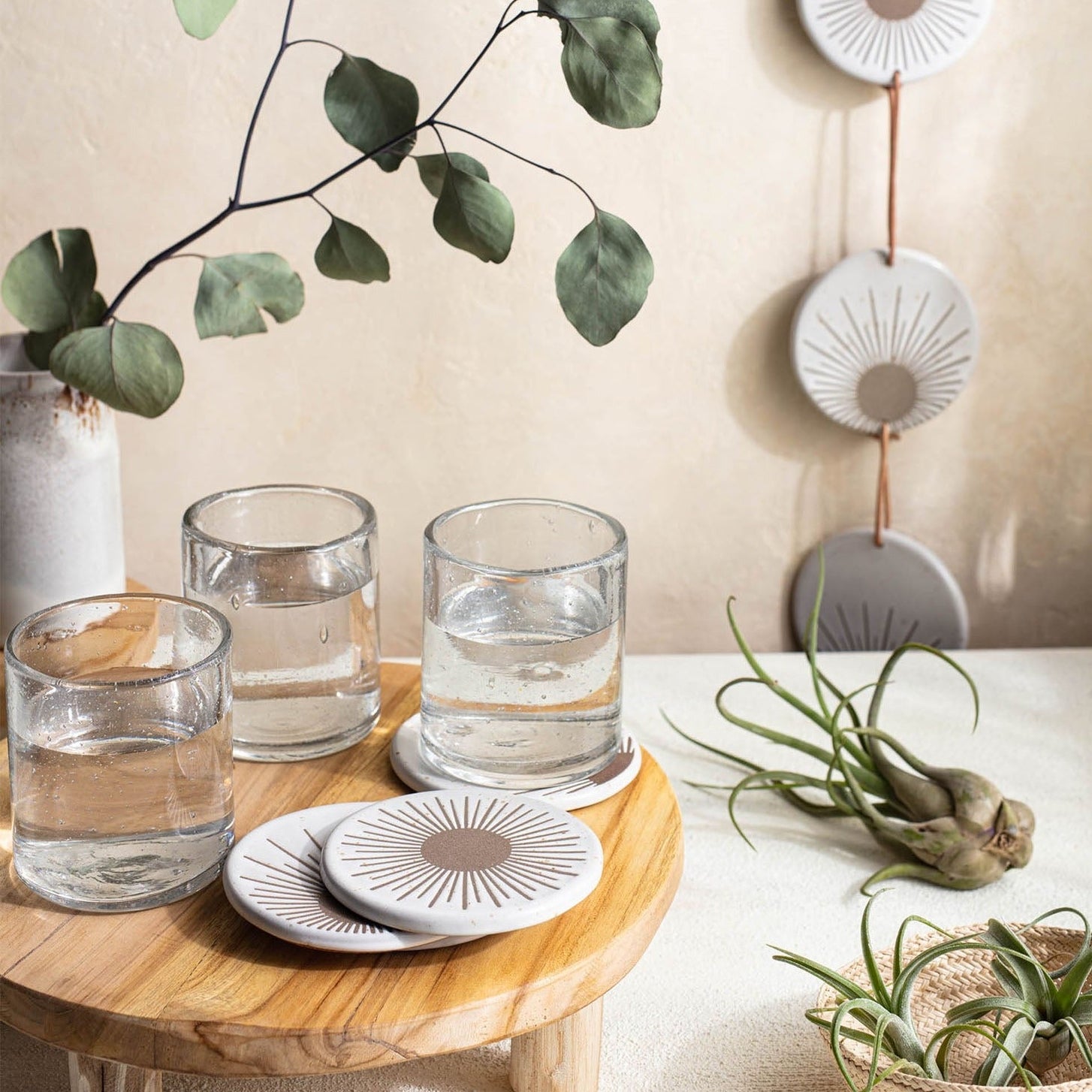 Sunrise-to-Sunset Coasters Set of 4 – Citrine Retail